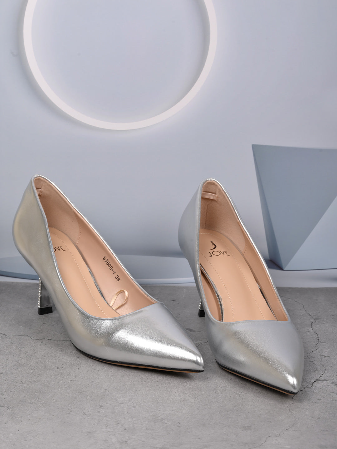 Women Silver Metallic Pumps – ShoeTree